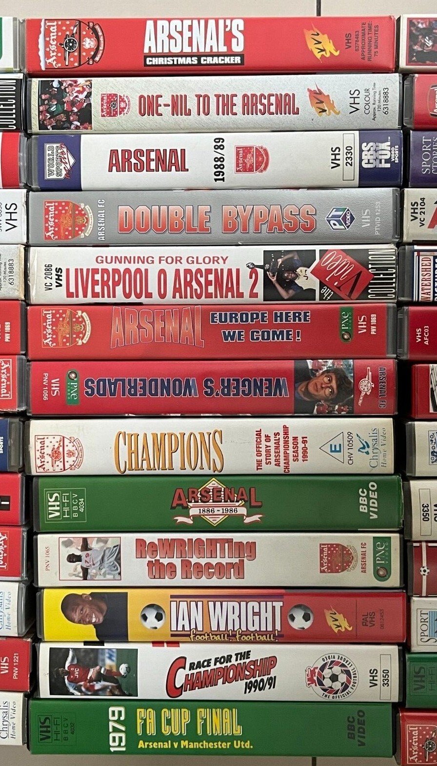 ARSENAL FC FOOTBALL VIDEO VHS COLLECTION PICK VIDEO FROM DROPDOWN | eBay UK