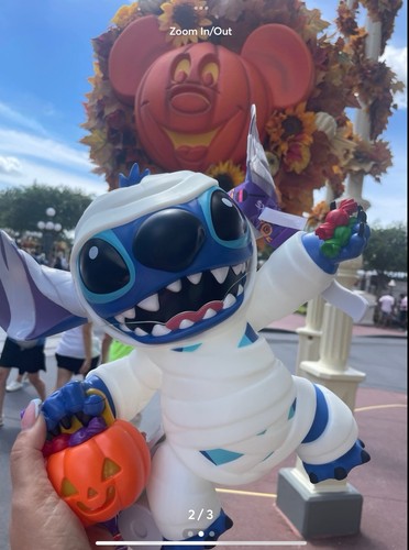 2025 Disney Parks Halloween Stitch Mummy Popcorn Bucket BUBBLE WRAPPED ...