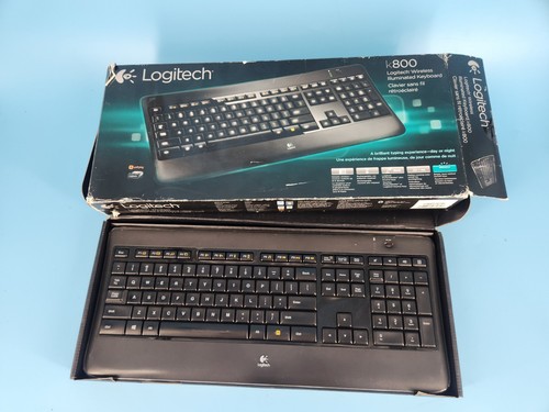 Logitech K800 Wireless Illuminated Keyboard NO Dongle NO CABLE Works | eBay