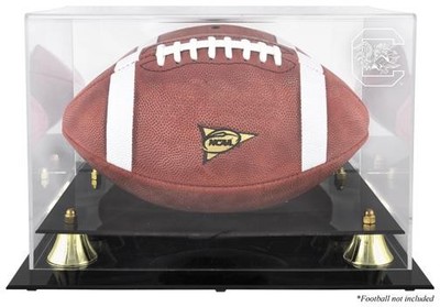 South Carolina Gamecocks Golden Classic Logo Football Display Case w ...