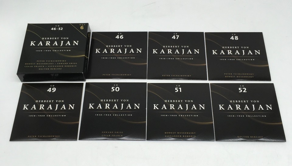Herbert von Karajan 1938–1960 Collection 117 CD Box Set Brilliant ...