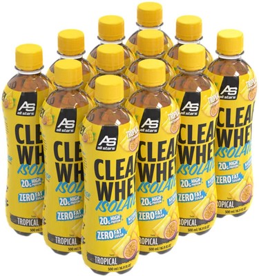 All Stars Clear Whey Isolate RTD, 12 x 500 ml Flaschen (inkl. 3,- Euro ...