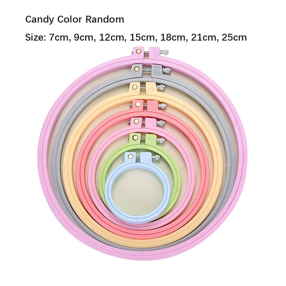 Needlecraft Stretch Tool Cross Stitch Loop Cross Stitch Ring Embroidery ...