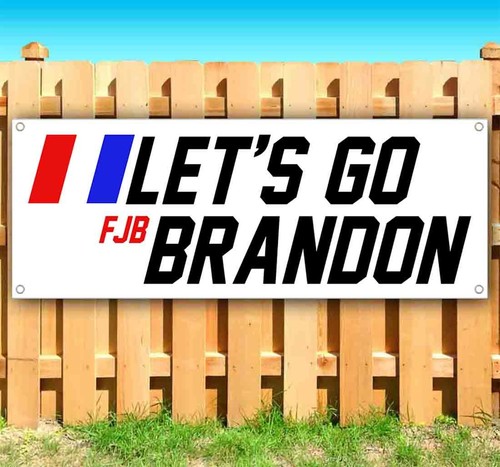 LET'S GO BRANDON Banner Advertising Vinyl Flag Sign Many Sizes TRUMP ...