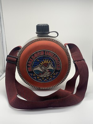 Marlboro Unlimited Coleman Water Canteen Red/Black w/Shoulder Strap ...