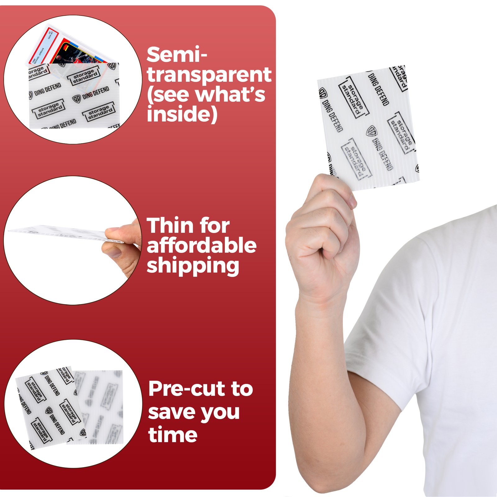 Card Protectors Trading Cards Shipping Supplies, 110-Pack 4'' x 6'' | eBay