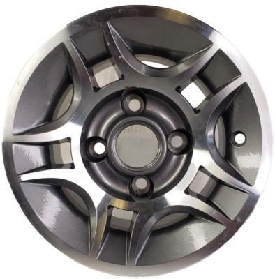 2022 Club Car 10x6 4/4 Silver Machined Golf Cart Rims Wheels | Aluminum ...