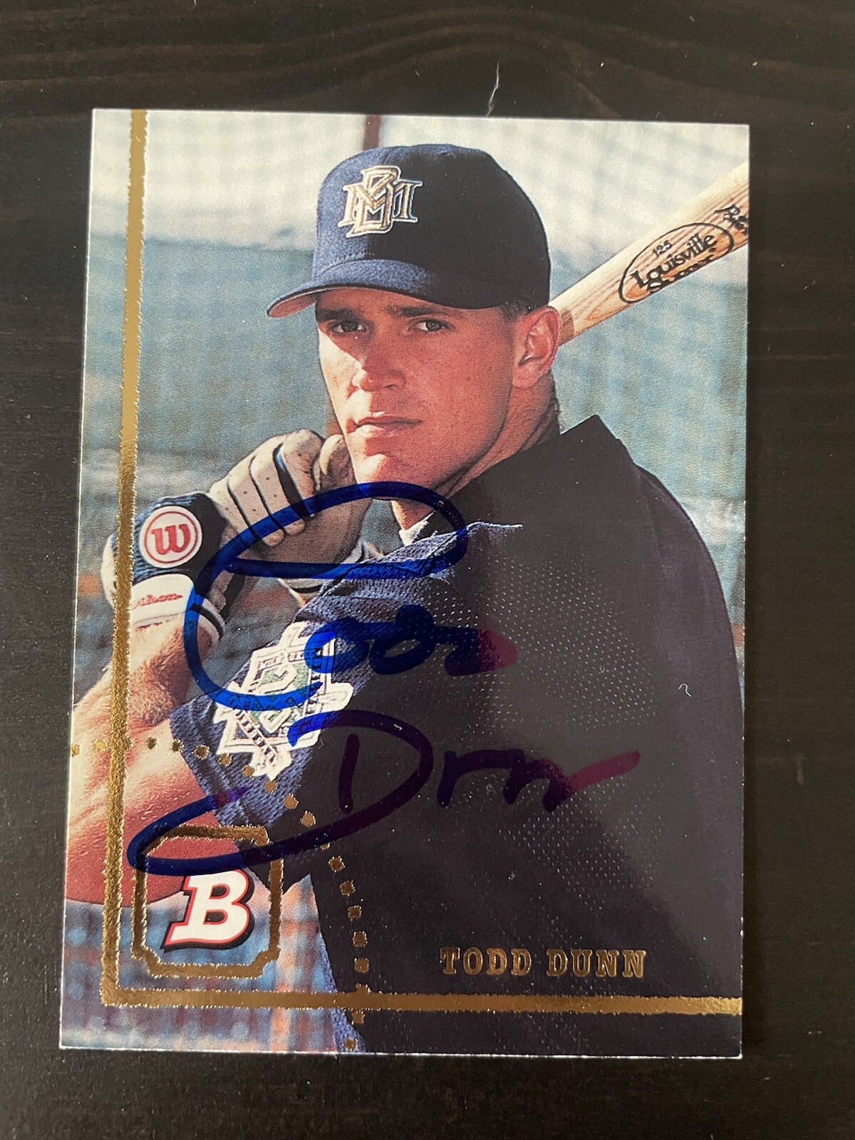 1994 Bowman #657 Todd Dunn Milwaukee Brewers Signed Card Autographed | eBay