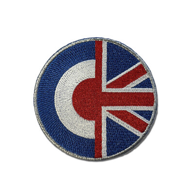 Embroidered Roundel Union Jack Sew or Iron on Patch Biker Patch | eBay UK