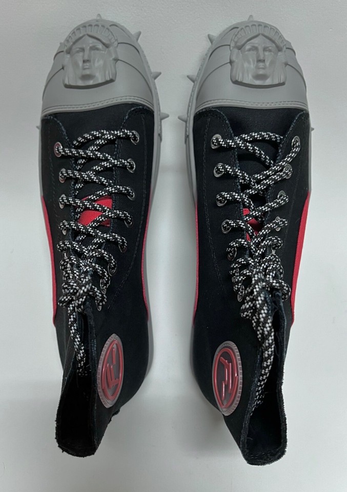 Rare FUGGIT Canvas STATUE OF LIBERTY High Top Sneakers - NEW | eBay