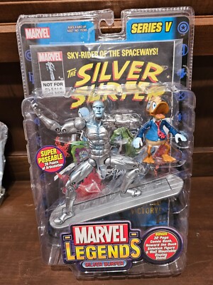 Marvel Legends Silver Surfer w/ Howard The Duck Figure Series 5 | eBay