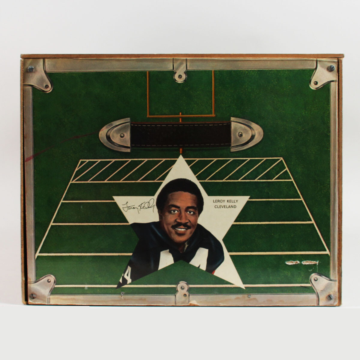 Vintage 1971 NFL Football Foot Locker Storage Toy Chest Terry Bradshaw ...