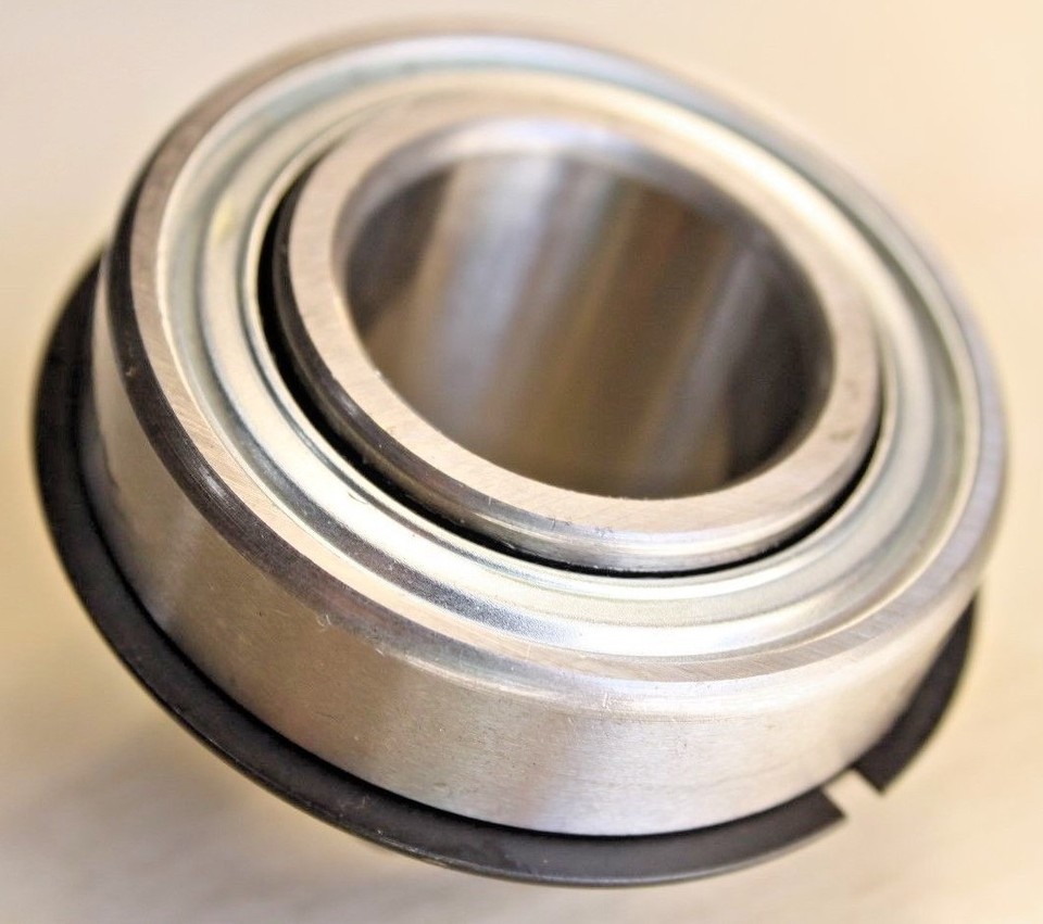 Premium 7616DLG Single Row Ball Bearing 1" Bore w/Snap Ring Set Screws ...