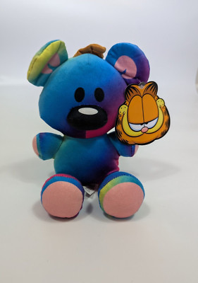 Toy Factory Garfield & Friends Tie Dyed Pooky Teddy Bear Plush Stuffed ...