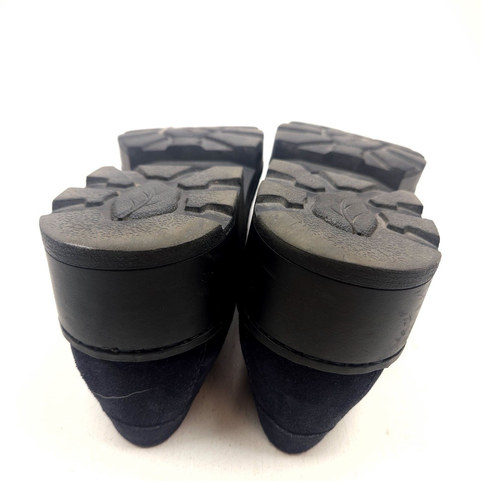 Born Shoes Women Capri Suede Navy Size 10 M Chunky Tassel Loafer | eBay