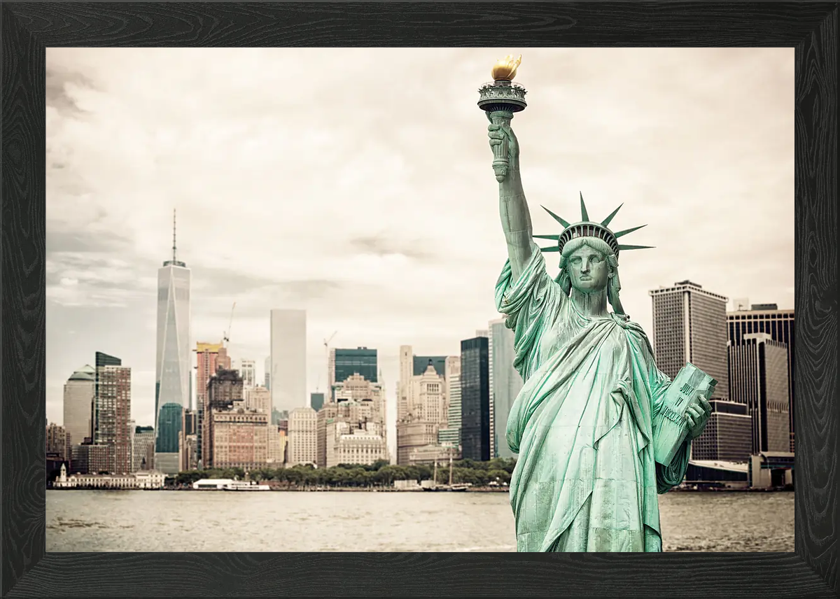 New York City Framed Wall Art Poster Canvas Print Picture | eBay UK
