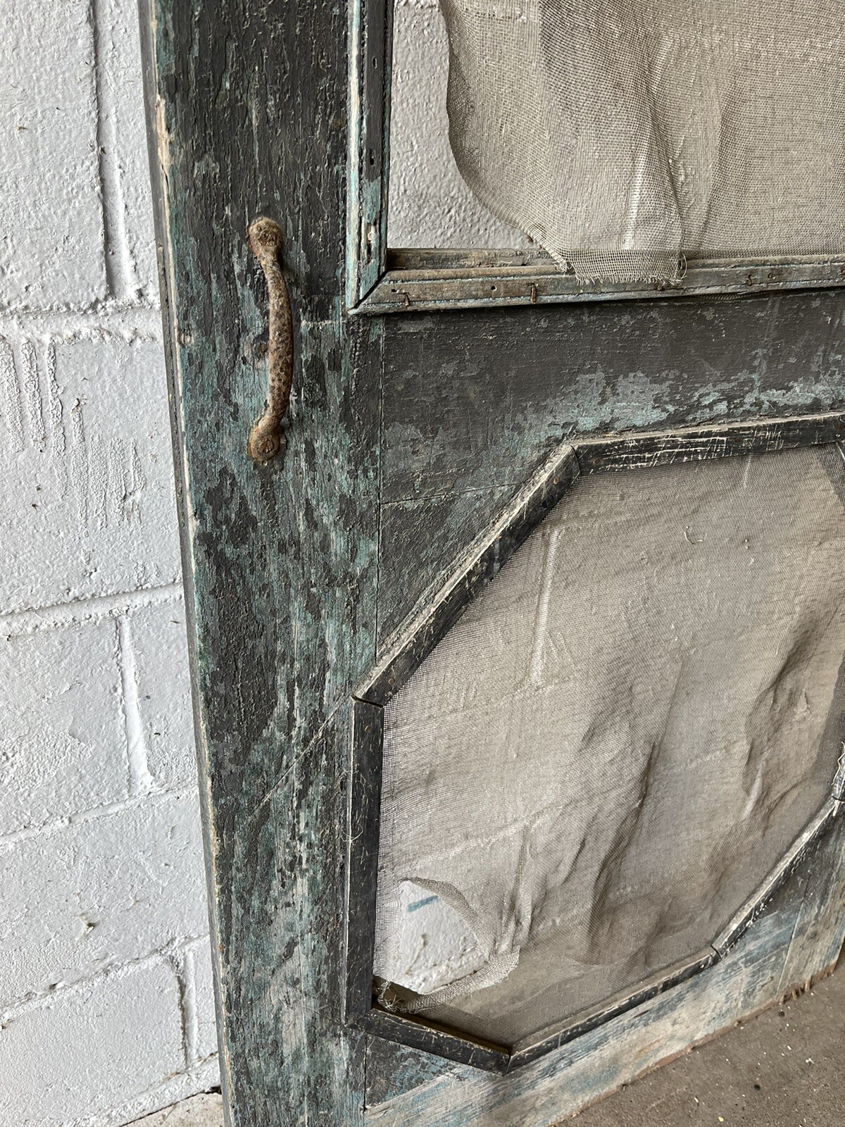 1800's Antique SCREEN DOOR Original VICTORIAN Style Octagon Design ...