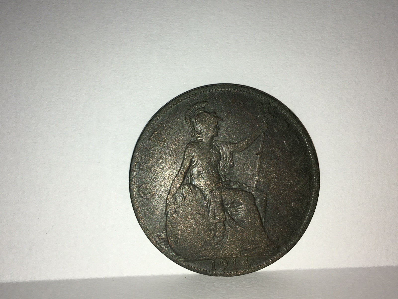 King George One Penny coin 1914 fantastic condition | eBay