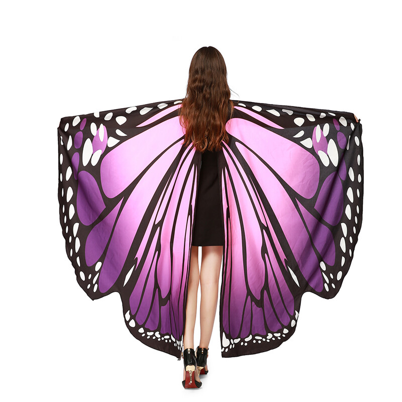 A beautiful butterfly cloak festival dance cape of Europe and America ...