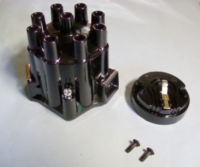 1959-62 Chevy Corvette Impala V8 Brass Dual Point Distributor Cap ...