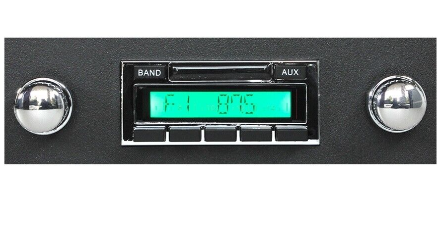 1968-76 Corvette Custom Autosound 230 AM FM Stereo Radio 200 Watts Aux ...