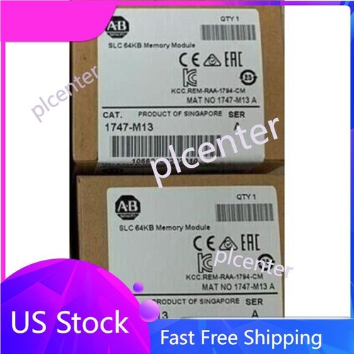 New Sealed AB Allen Bradley 1747-M13 / A SLC 64KB Memory Module 1747M13 ...