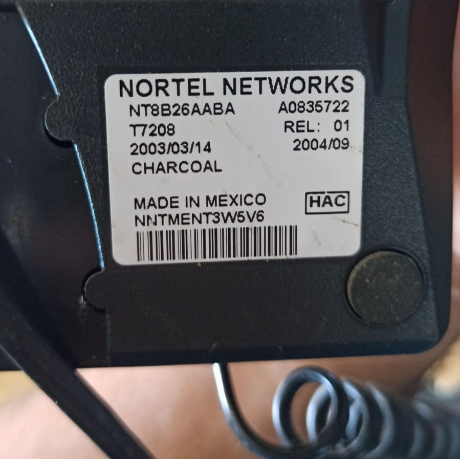 Bundle of 2 Office Phones - Nortel Norstar M7208 and Nortel Norstar ...