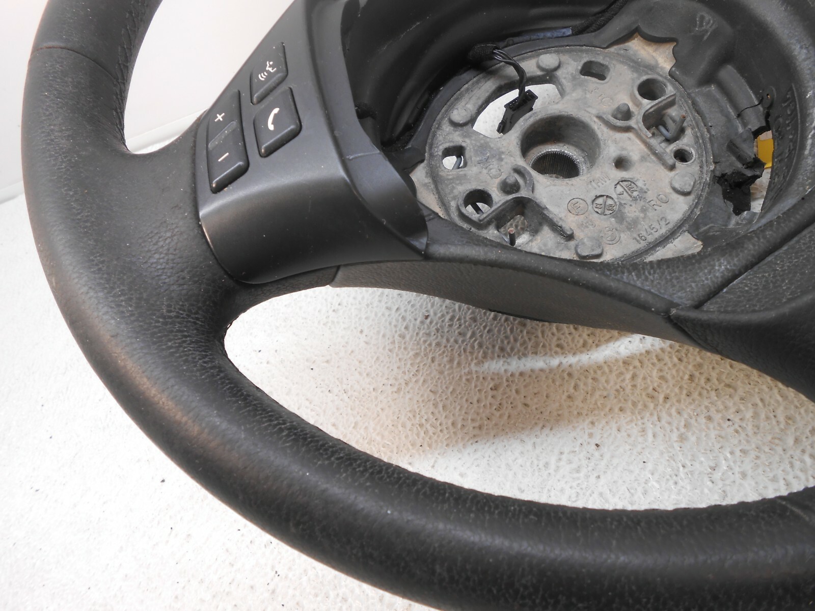 2006-11 BMW 3 Series E90 Steering Wheel 2 Spoke Multifunction Black OEM ...