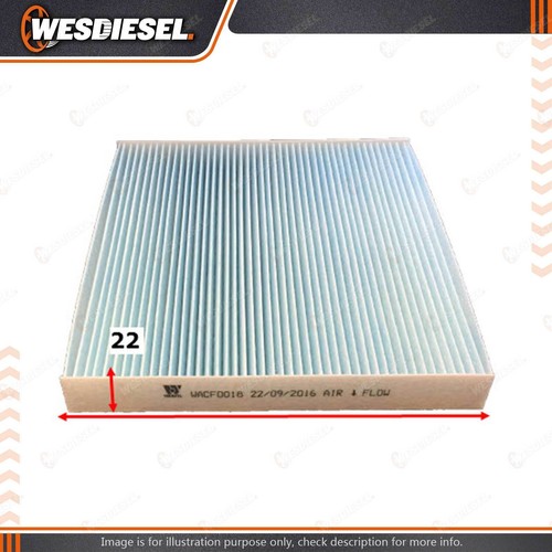 Wesfil Cabin Filter fits Mazda 6 GG GY GH 4Cyl 16V Refer RCA120C 02-12 ...
