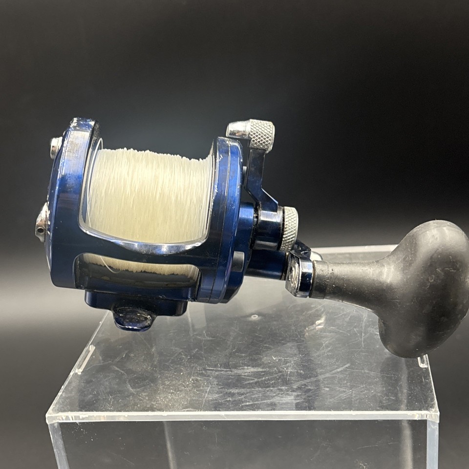 Avet Reels LX 5.8 MC (Blue) Lever Single Speed Reel W/ Glide Plate ...