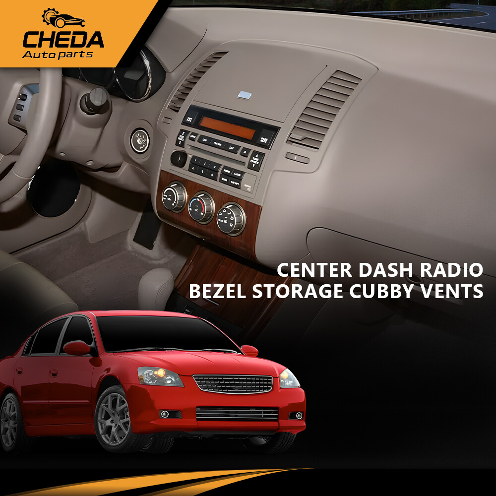Fit For 05-06 Nissan Altima Center Dash Radio Surround Bezel Storage ...