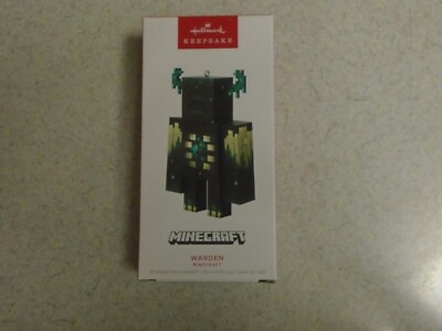 Hallmark Keepsake Magic Light Ornament Warden Minecraft Game Christmas ...