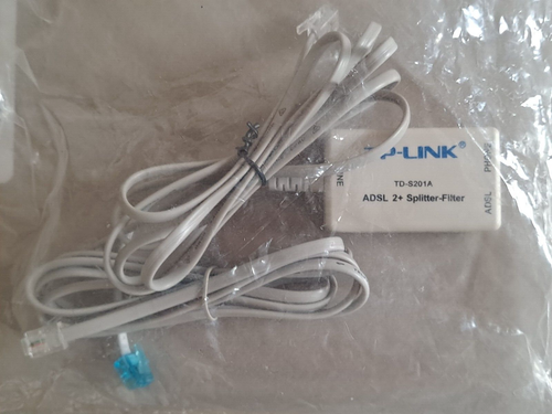ADSL ADSL2 Filter Splitter TP-LINK TD-S201A Line Modem Telephone With 2 ...