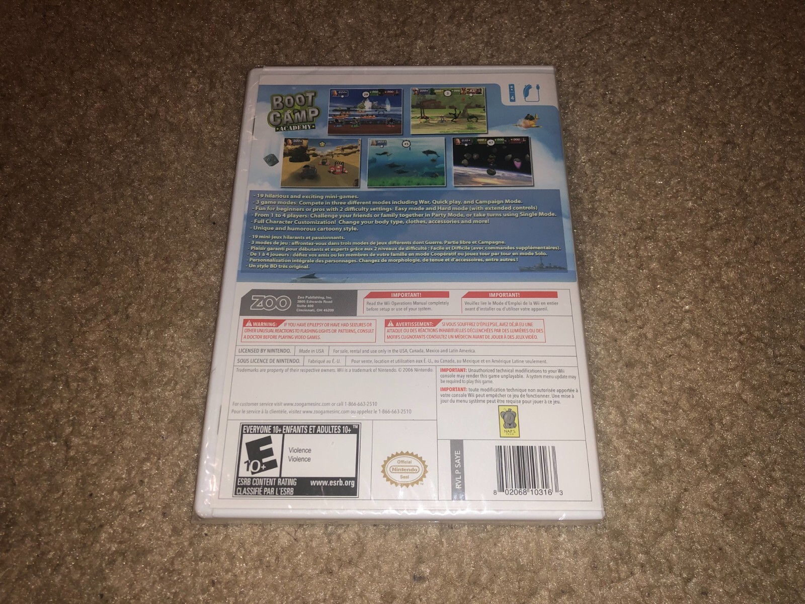 Boot Camp Academy (Nintendo Wii, 2010) *NEW/SEALED!* 802068103163| eBay