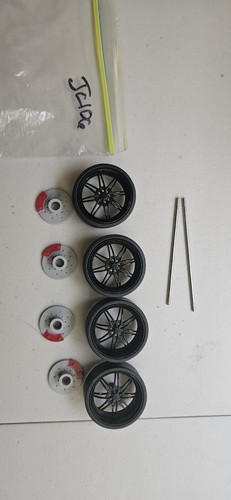 Model car Wheels/Tire, disc brakes and axels JC106 | eBay