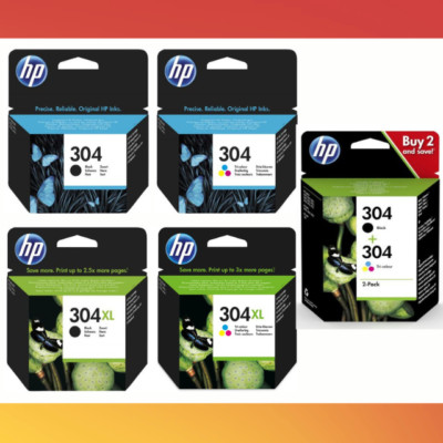 HP 304/HP 304XL Ink Cartridges Original (lot) | eBay UK