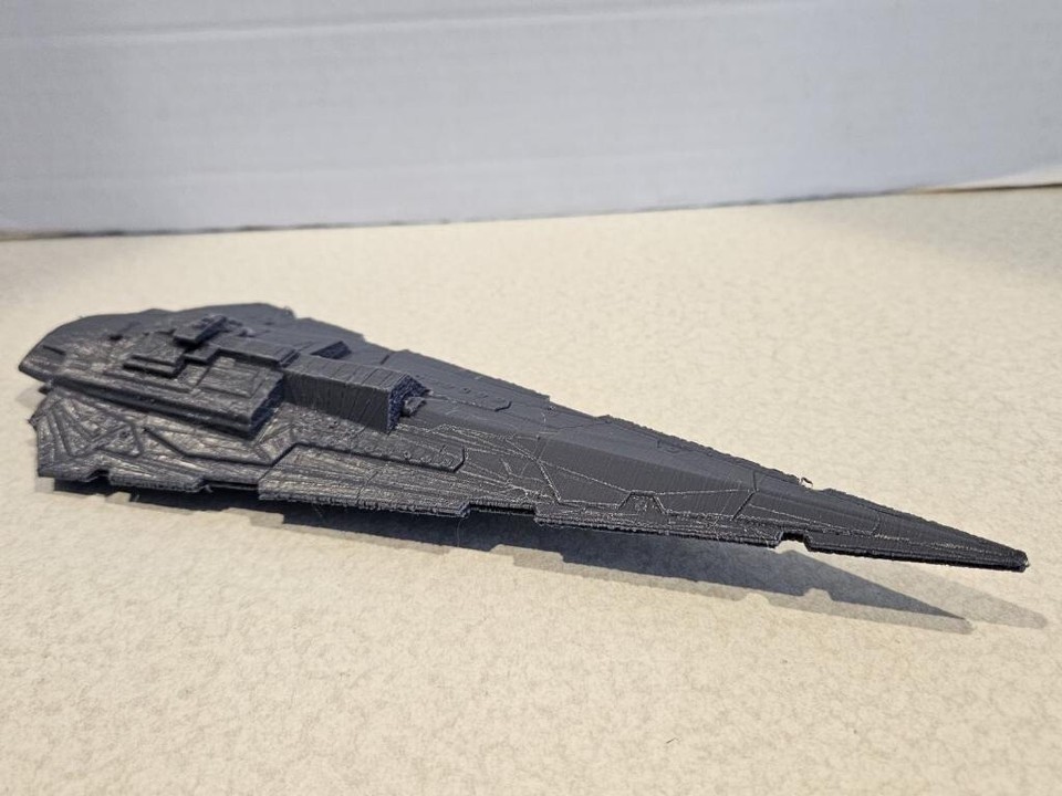 3d Bellator Class Star Destroyer 9.5 In Ship Printed In Grey | eBay
