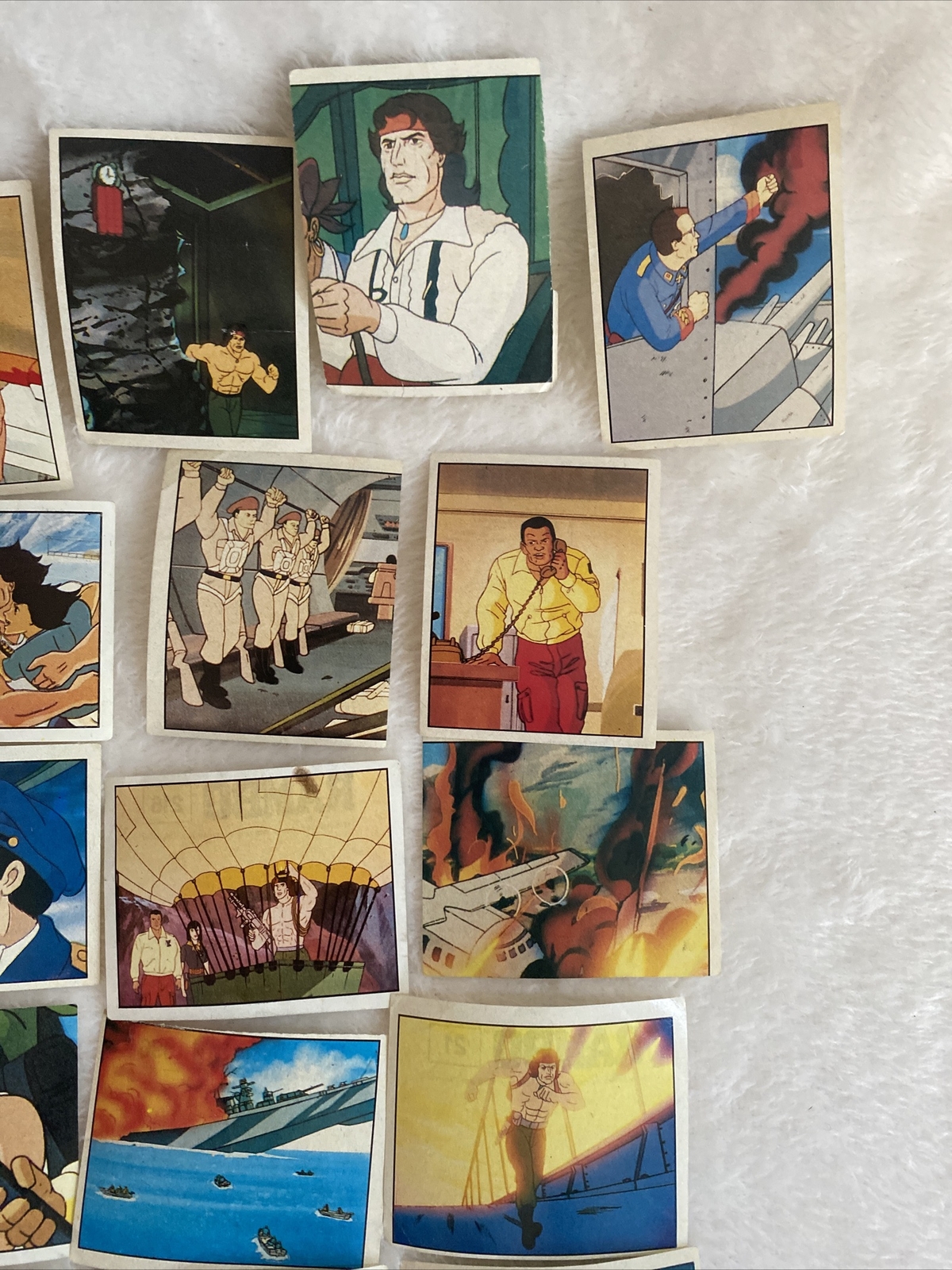 Lot of 27 1986 Rambo Cartoon Album Stickers Rambo MEXICO CAROLCO | eBay