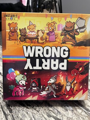 UNSTABLE GAMES WRONG PARTY BOARD GAME - SEALED - 2-5 PLAYERS | eBay