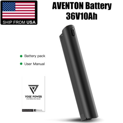 Aventon Battery 36V 10Ah for Soltera.2 and Soltera.2 Step-Through Ebike ...