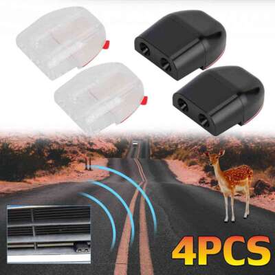 4x Deer Whistles Sonic Wildlife Warning Device Animal Alert Car Safety ...