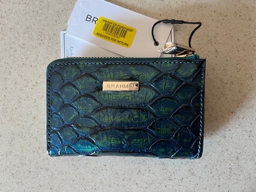 BRAHMIN Kalopsia Collection Anita Evergreen Wallet | eBay