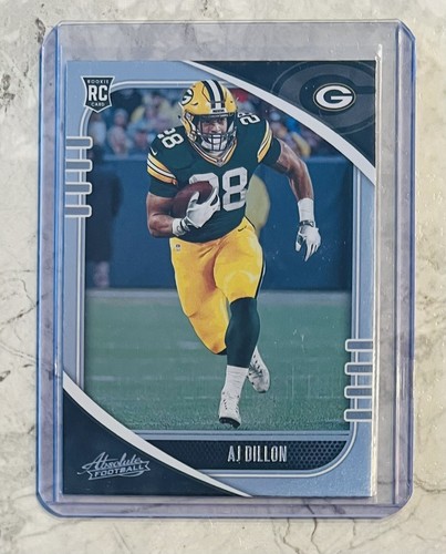AJ Dillon Rookie Card 2020 Panini Absolute #103 Green Bay Packers ...