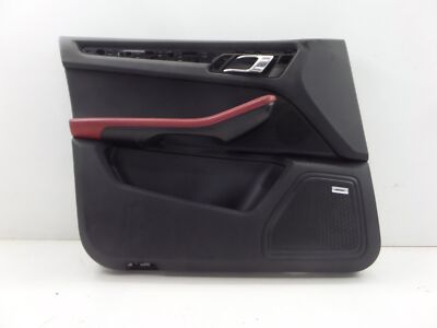 Porsche Macan Left Front Door Card Panel Red 15-18 OEM 95B.863.979 Bose ...