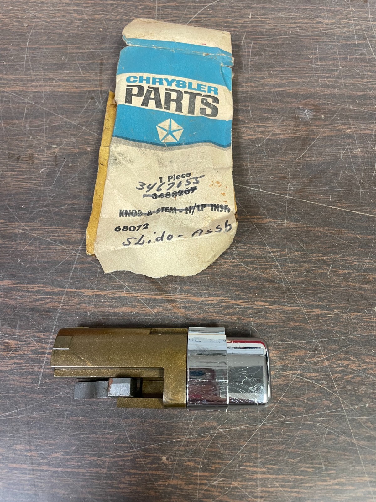 1971-1974 MOPAR CHALLENGER CUDA AUTOMATIC SLAP STICK SHIFTER BUTTON NOS ...