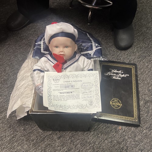 1987 Yolanda's Picture Perfect Babies MATTHEW Knowles Porcelain Doll 10 ...