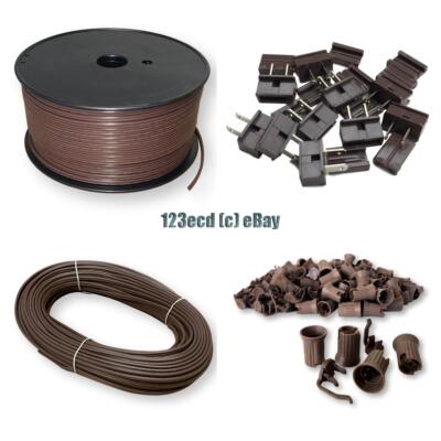 Brown Spt1 Wire - C7 C9 Replacement Sockets - Spt1 Zip plugs | eBay