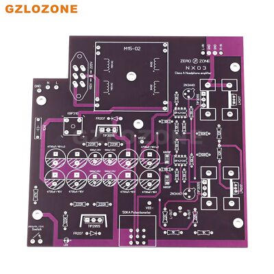 New Version HIFI ZK-NX03 Headphone Amplifier Bare PCB Base On RudiStor ...