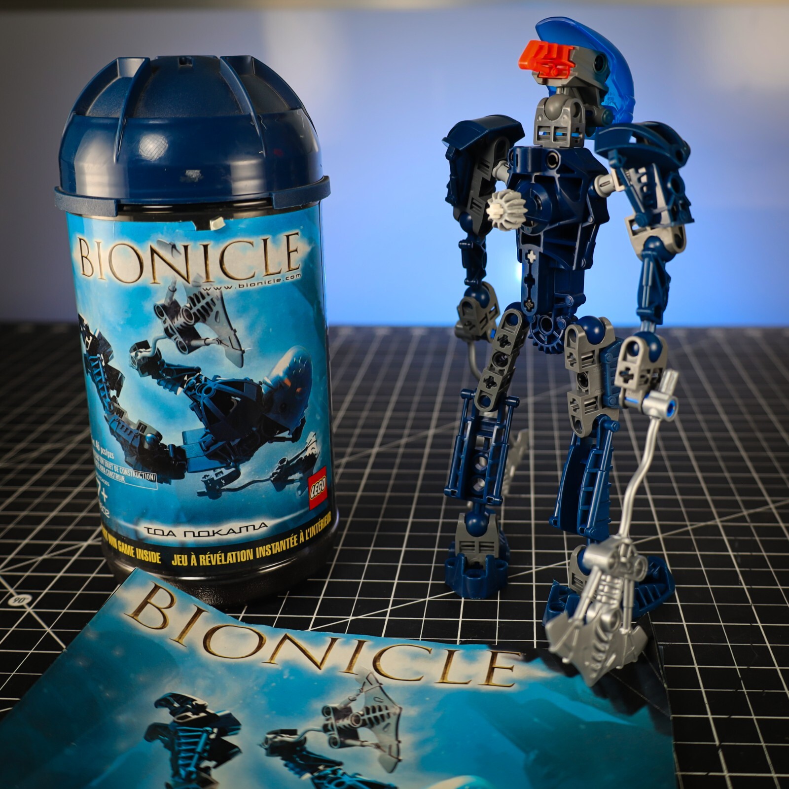 LEGO Bionicle Toa Metru Nokama (8602) w/ Canister & Instructions ...