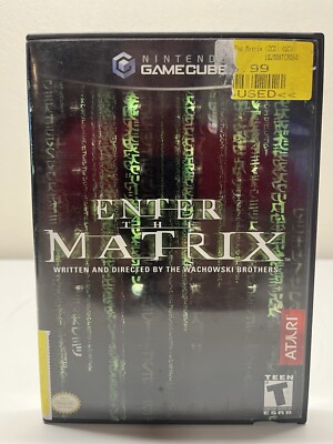 Nintendo GameCube Atari Enter the Matrix 2-Disc Video Game 742725243934 ...